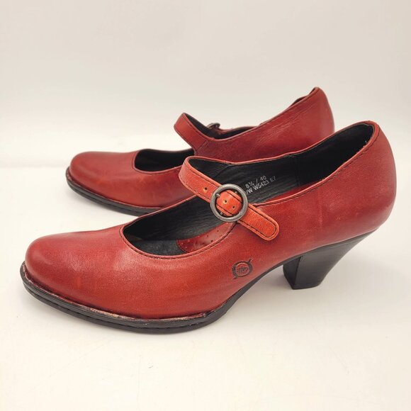 Born | Shoes | Born Womens 85 Mary Janes Curved Heel Pumps Premium ...
